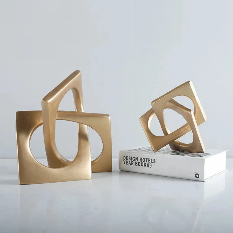 Interlocking Square Sculptures – INSPIRA LIFESTYLES