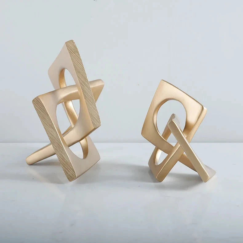 Interlocking Square Sculptures – INSPIRA LIFESTYLES