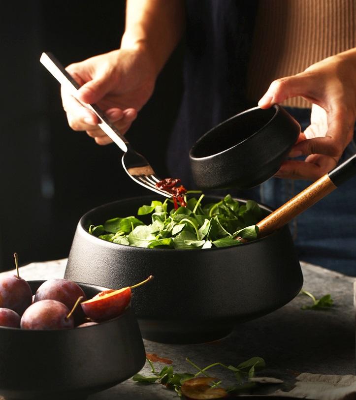 Inverted Black Matte Bowls – INSPIRA LIFESTYLES