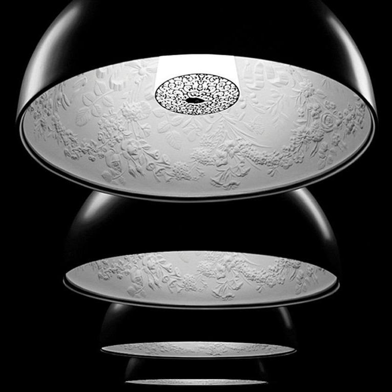Flower Dome Pendant Light | Embossed Interior Dome Light | Inspira ...