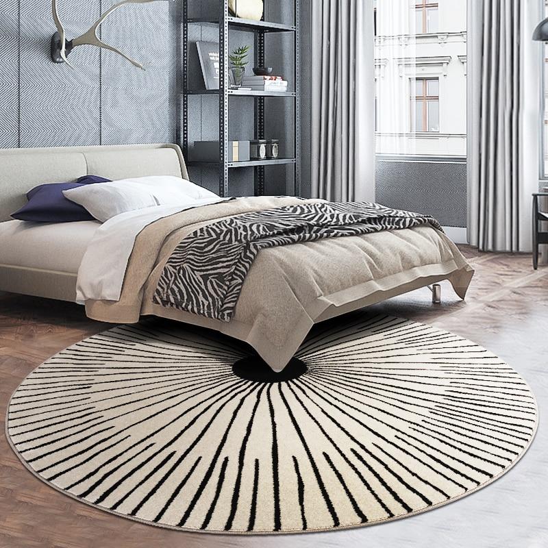 Radial Scandinavian Round Area Rug – INSPIRA LIFESTYLES
