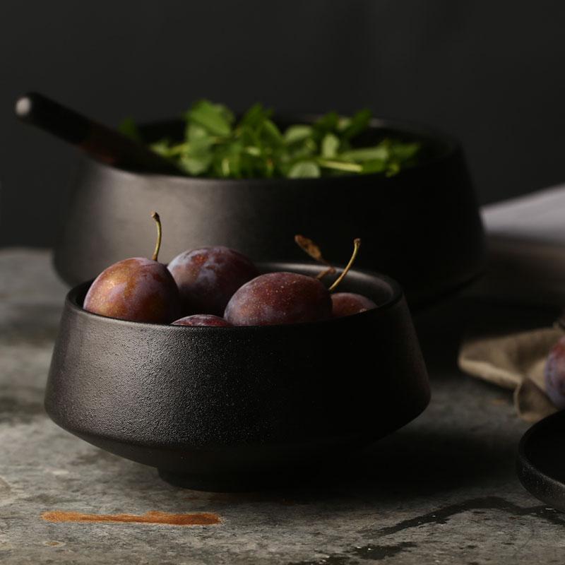 Inverted Black Matte Bowls – INSPIRA LIFESTYLES